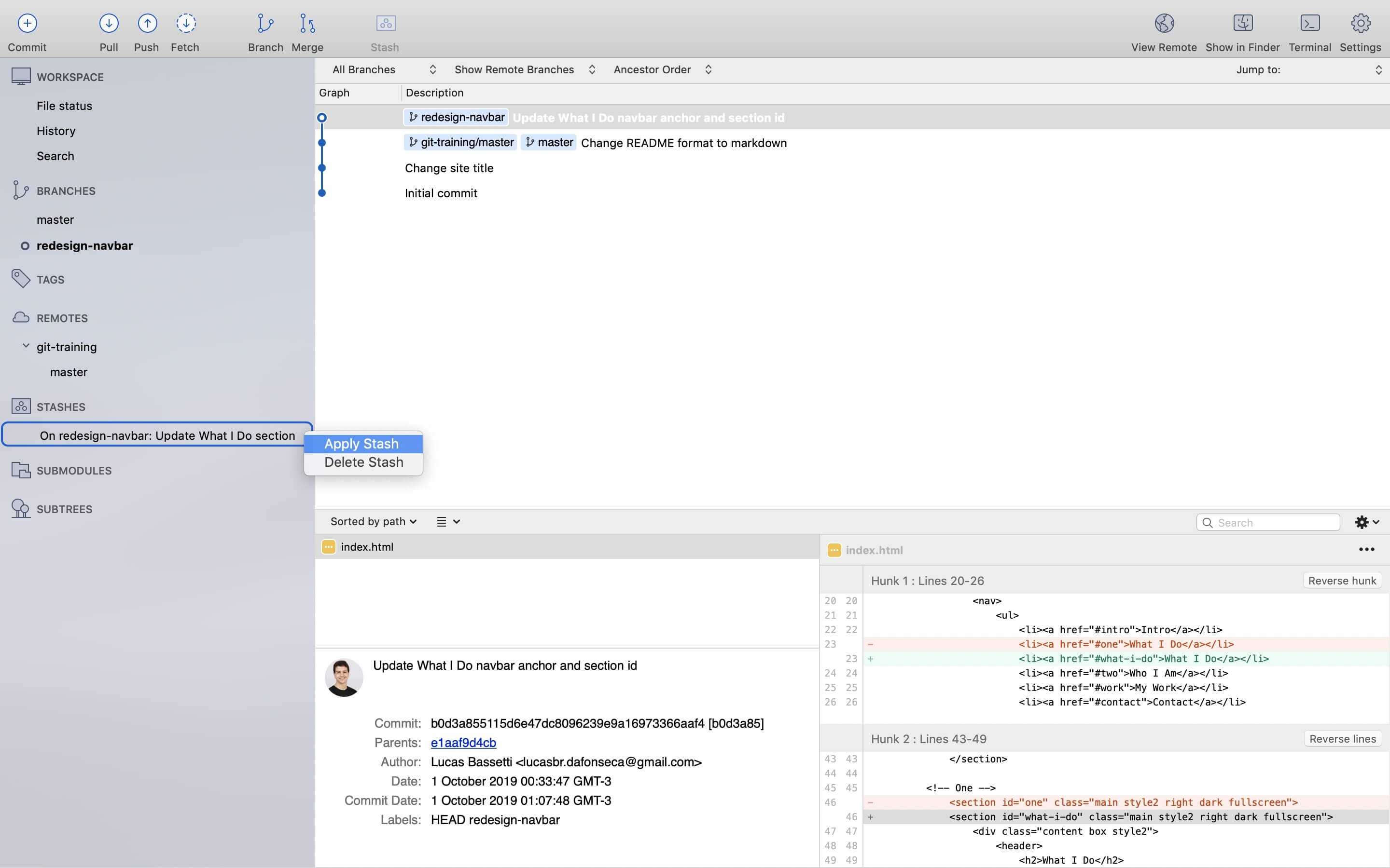 Useful Git Commands With Sourcetree Gui Lucas Bassetti